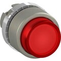 Springer Controls Co ABB Illuminated Push Button Operator, 22mm, Red, Extended Style P9M-PLRSD ...